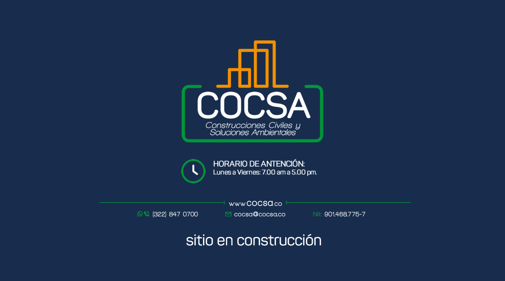 COCSA Construcciones Civiles y Soluciones Ambientales